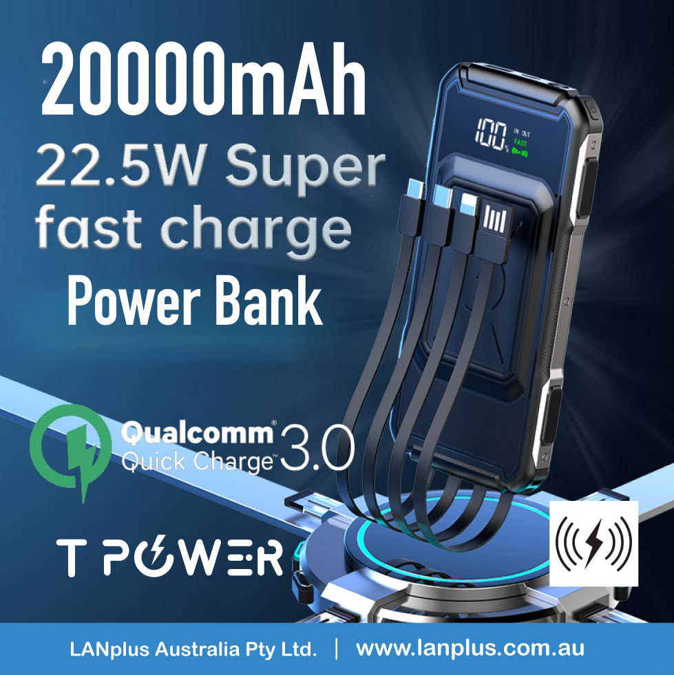 Tpower_20000mAH(4 Cable)power bank